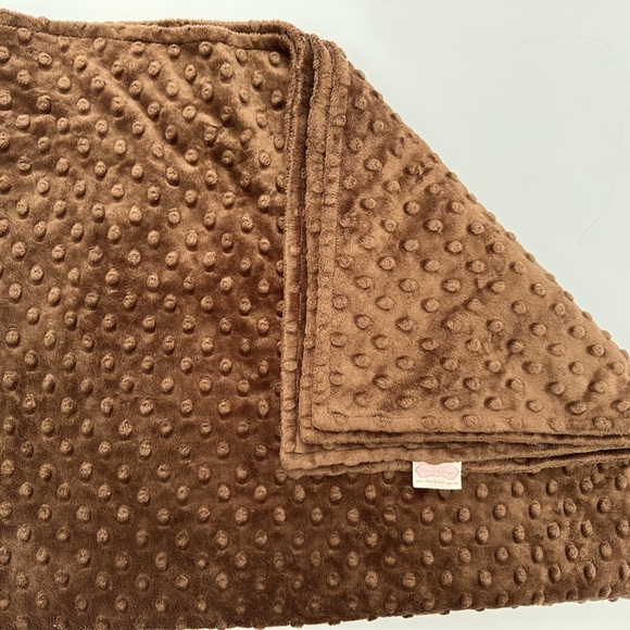 Bedding | Soft Boutique Minky Baby Blanket Chocolate Brown Bebe Bella ...